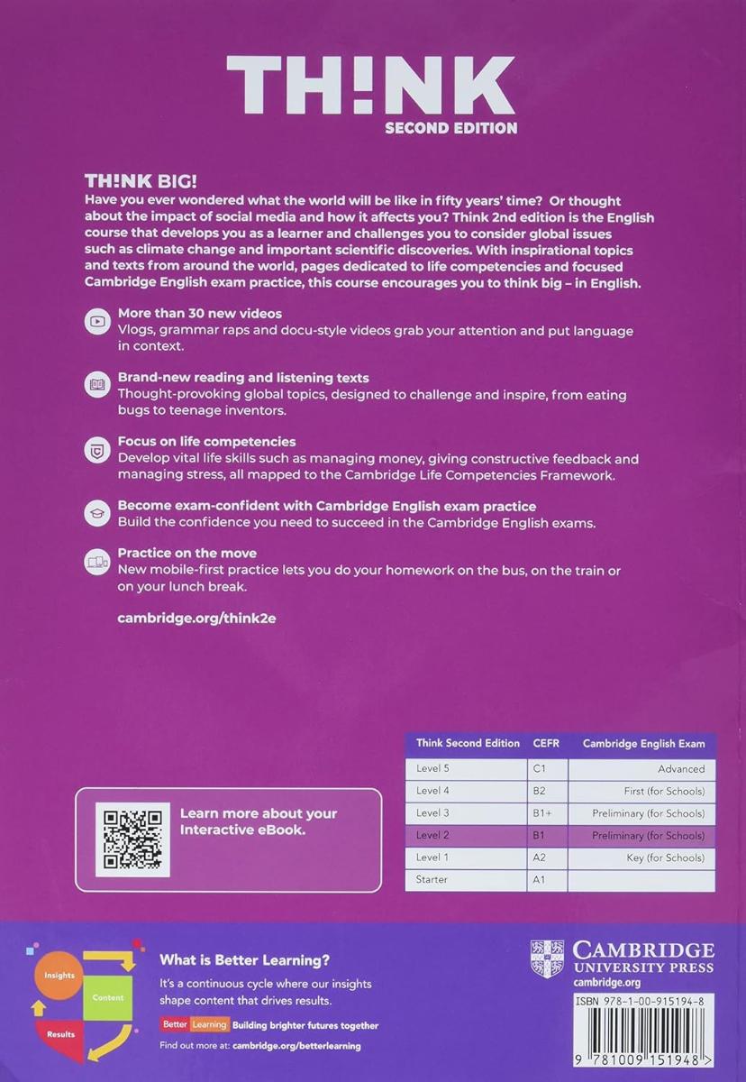 Think (2nd edition) 2 Student's Book with Interactive eBook