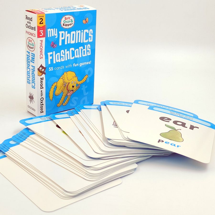 Read with Oxford Stages 2-3 Biff, Chip and Kipper My Phonics Flashcards